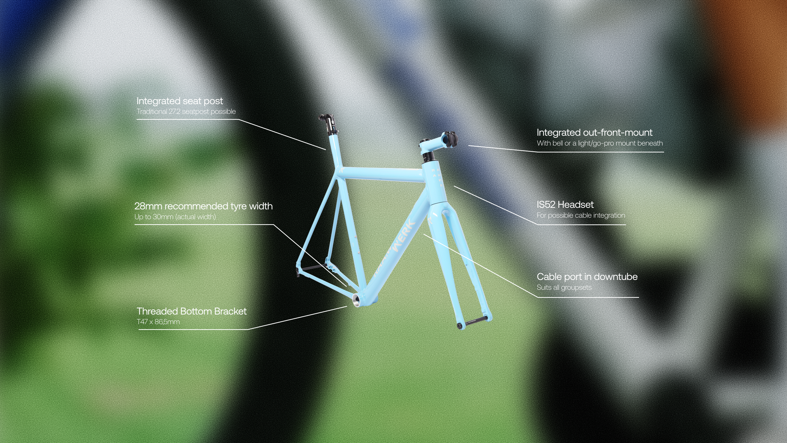 Frameset Parallel Disc Deep Space – Raamwerk